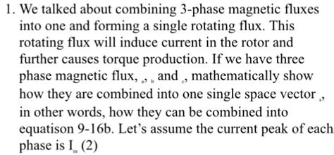 Solved Note The Book Used Is Electric Machines And Drives