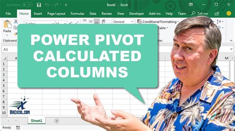 excel powerpivot data analyst 6 calculated columns episode 1211