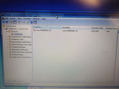 Radius Server Wifi Wpa2 Enterprise Setup Issue Microsoft Qanda