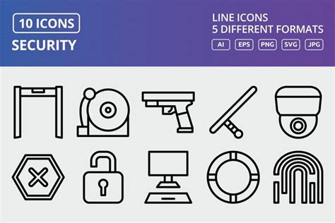 Vector Security Icon Set 2512998
