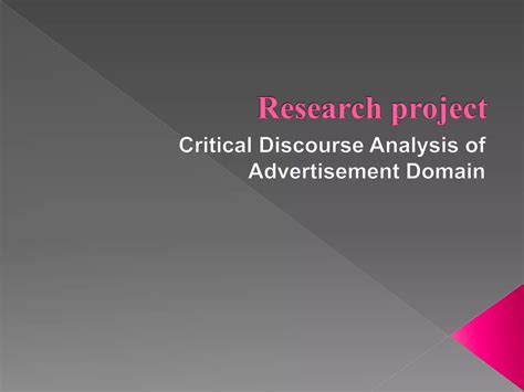 Critical Discourse Analysis Ppt