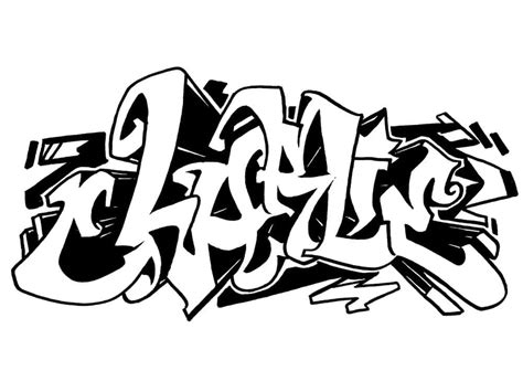 Målarbild Graffiti Charlie Skiv Ut Gratis På