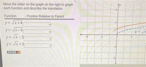 Answered Move The Slider On The Graph On The Right To Graph Each Kunduz