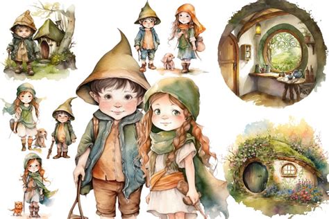 Hobbit Clipart Cute Hobbit Png Fantasy House Hobbit Doors