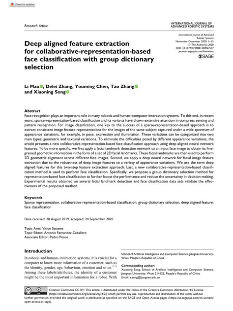 Pdf Deep Aligned Feature Extraction For Collaborative Representation