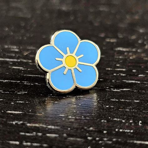 Forget Me Not Lapel Pin 15mm Mark Well Accessories