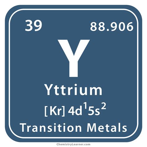 Yttrium Facts Symbol Discovery Properties Uses Pictures