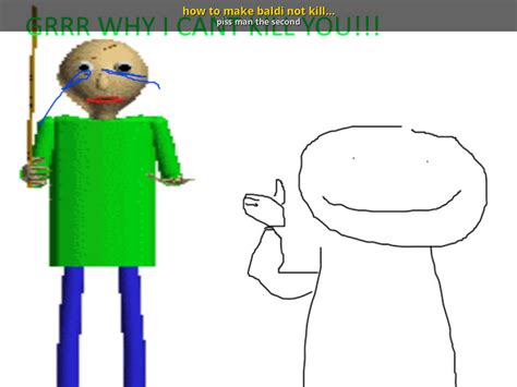 How To Make Baldi Not Kill You Game Base Tutorial For Baldis Basics Baldi Tutorials