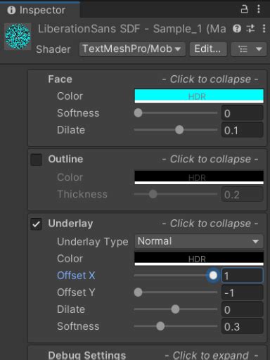 【unity】textmesh Proでアウトライン等の設定を変更した際にテキスト全てに反映されてしまう問題の解決法【material