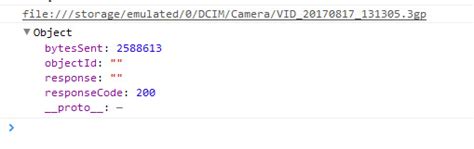 Javascript Cordova Filetransfer Sends File But Nothing Received
