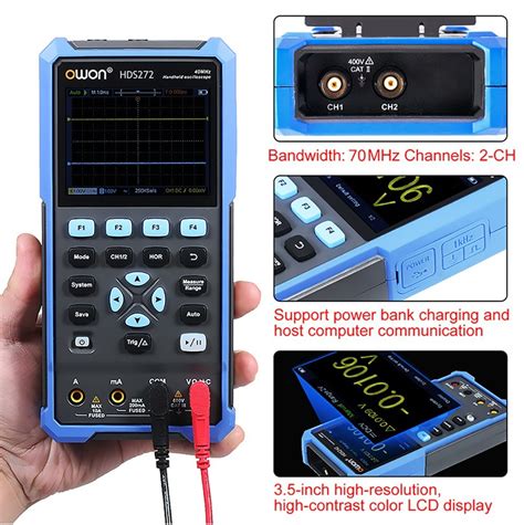 Owon Hds272 2 In 1 Digital Oscilloscope Us Plug