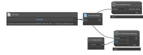 Reading Excel Information Dynamo Dynamo