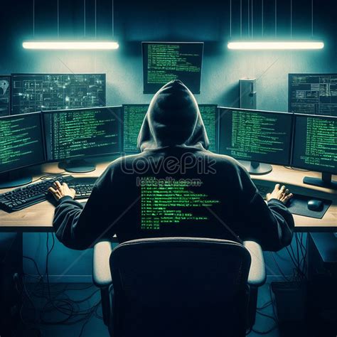 Hacker Hacker Photo Cyber Crime Coding Photo A Boy Coding Hacker