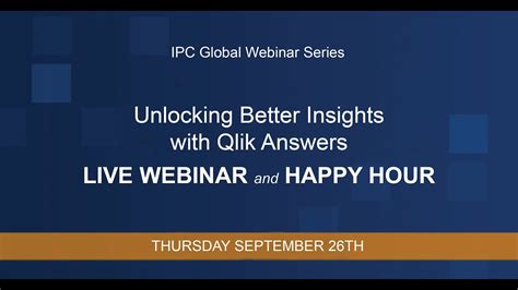 unlocking better insights with qlik answers happy hour webinar