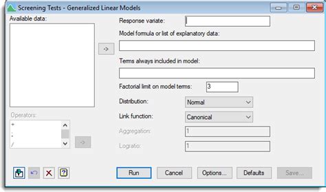Screening Tests Generalized Linear Models • Genstat Knowledge Base 2023
