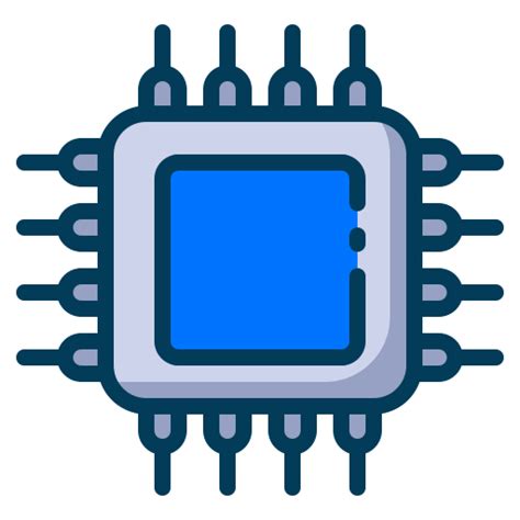Processor Generic Outline Color Icon