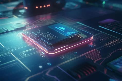 Premium Ai Image Futuristic Background Modern Technologies Boards And