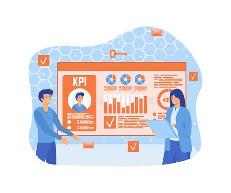 Kpi Concept Key Performance Indicators Employee Evaluation Testing Form And Report Worker