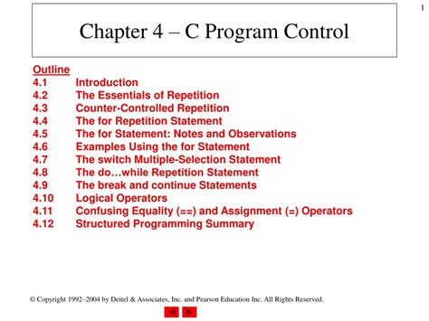 Ppt Mastering C Program Control Structures Powerpoint Presentation Free Download Id8953757