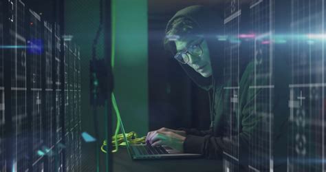 Cyber Hacker Exploiting Data Servers In Dark Environment