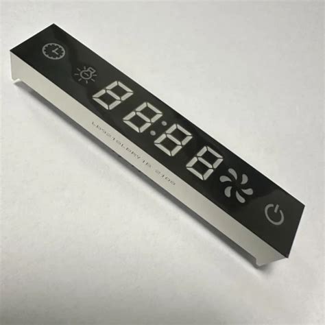 Customized Blue Red Yellow Segment LED Display Module For Kitchen Hood Control Segment