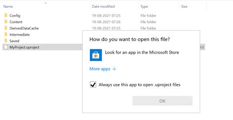 project file isnt an executable and this is happening for every project