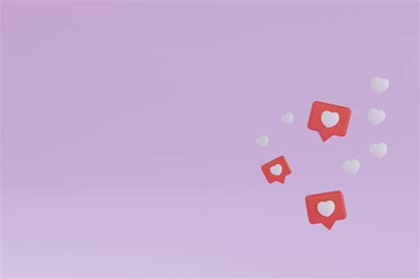 흰색 배경에 빨간색 말풍선과 하트 비즈니스 디자인을 위한 빈 3d 텍스트 거품 3d 렌더링 그림입니다 0명에 대한 스톡 사진 및 기타 이미지 Istock