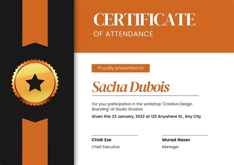 Page 7 Free Simple Certificate Templates To Edit And Print Canva