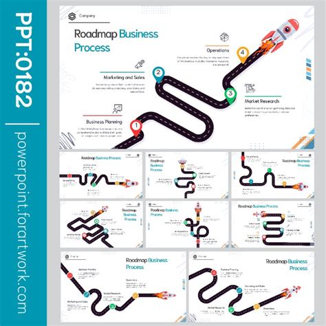 เทมเพลต Powerpoint อินโฟกราฟิก ออกแบบสไลด์มืออาชีพสำหรับข้อมูลและกราฟ 0182 เทมเพลต