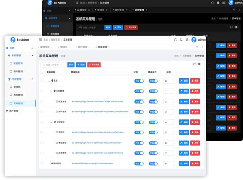 Ex Admin 图形化拖拽生成curd无需关注js只用php代码即可快速构建后台系统 多框架 中文文档 Demo 掘金