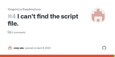 I Cant Find The Script File · Issue 4 · Yongxinliueasyamplicon · Github