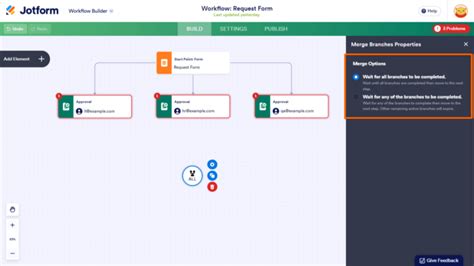 How To Merge Branches In Jotform Workflows