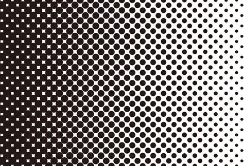 Premium Vector Seamless Monochrome Vector Screen Tones Isolated On A White Background