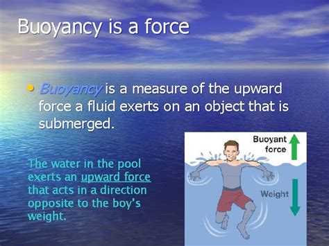 Learning Goals Define Buoyancy Explain The Relationship Between