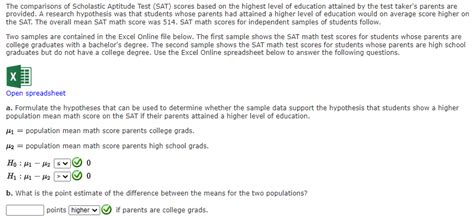 Solved Part D Significance Level Alpha 005the Comparisons