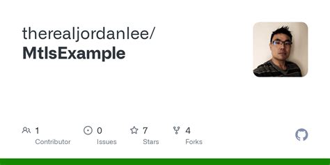 GitHub Therealjordanlee MtlsExample