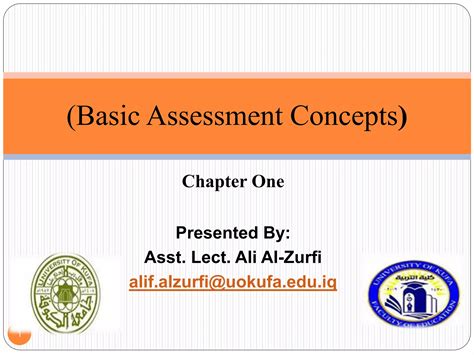 Basic Assessment Concepts Ppt