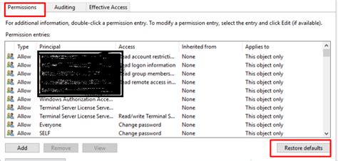 administrators no longer able to reset user passwords in aduc access denied microsoft qanda