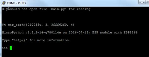 Web Applications Freelancer Carregando O Firmware Micropython No Esp8266