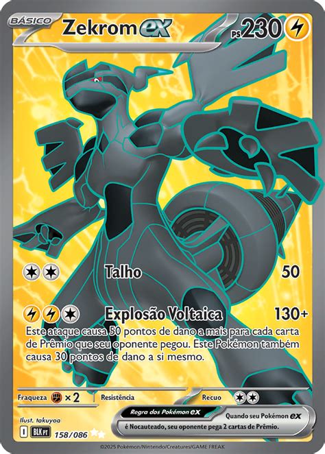 Zekrom Ex 158086 Pokémon Myp Cards