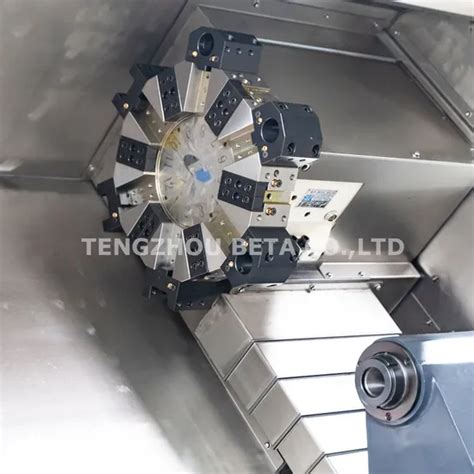 China High Speed Precision Automatic Metal Turning Servo Motor Turret Fanuc Horizontal Slant Bed
