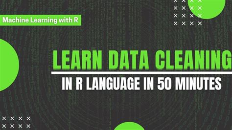 Data Cleaning In R Programming Language Rdatacleaning