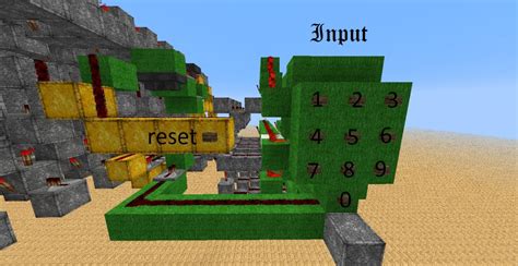 Decimal To Binary Decoder Bit Minecraft Map