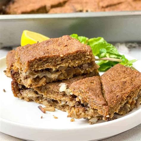 Kibbeh Bil Sanieh Baked Kibbeh Recipe Samsung Food App