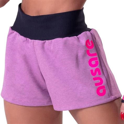 Shorts Rosa Academia Fitness Suplex Ausare Sh0075 Feminina Centauro