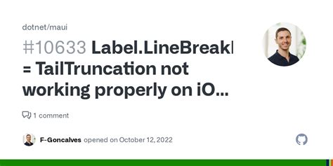 Label Linebreakmode Tailtruncation Not Working Properly On Ios