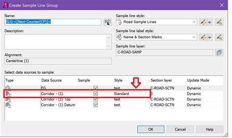 Control The Corridor Style When Creating Sample Line Group Autodesk Community