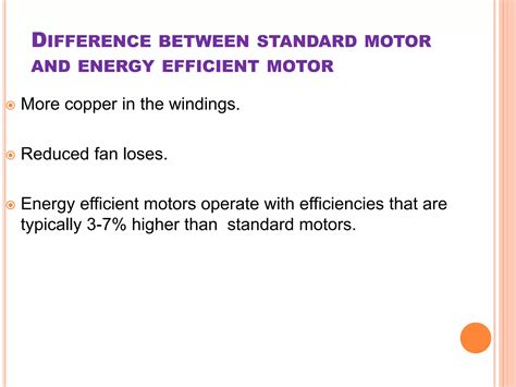 Energy Efficient Motors PPTX