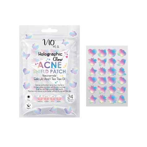 Vio Acne Shield Patch Holographic Glow 24 Patches Vio