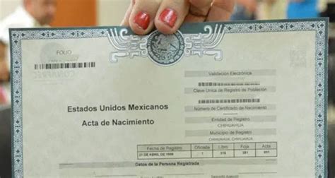 ¿requieres Copia Certificada Del Acta De Nacimiento